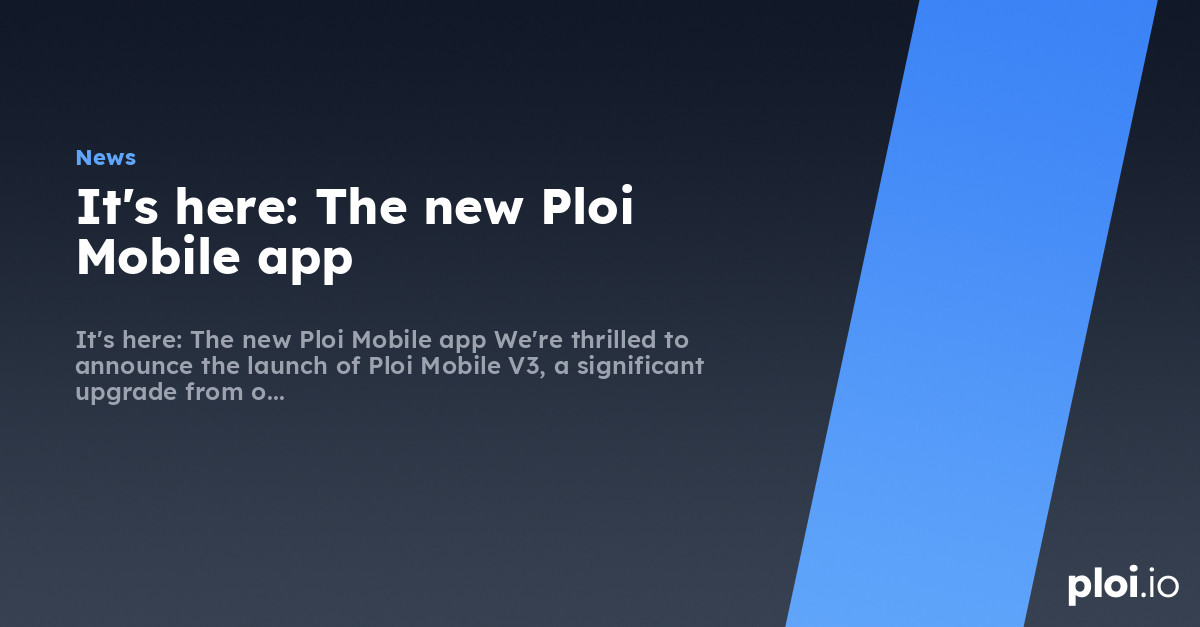It's here: The new Ploi Mobile app 📱💙 - Server Management Tool