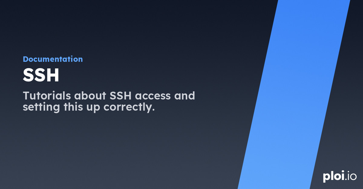 SSH - Server Management Tool